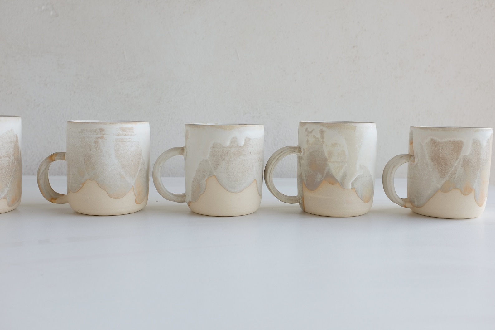 Handmade Stoneware Coffee Mug, White & Honey Glaze, Modern Pottery - Etsy