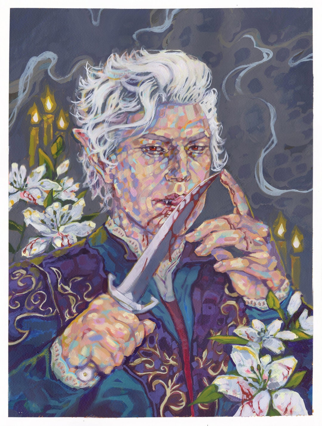 Astarion Original Art or Print Tempera Painting - Etsy