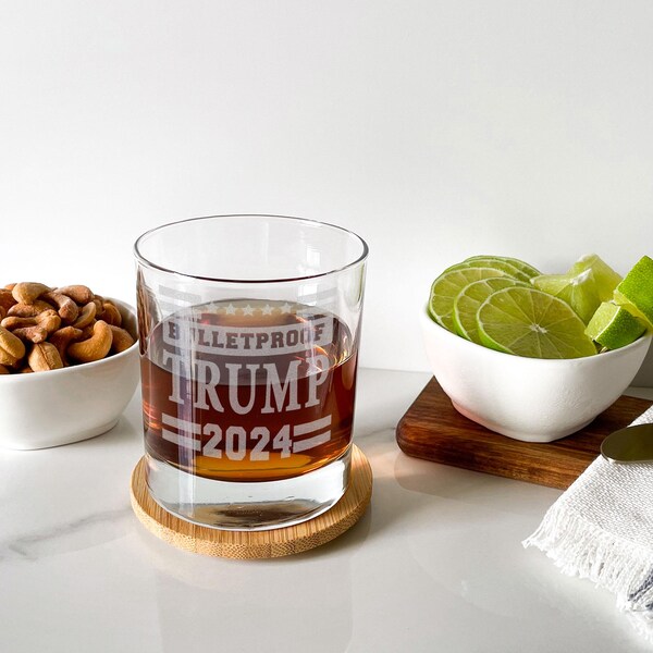 Trump Bulletproof Whiskey Glass - Etsy