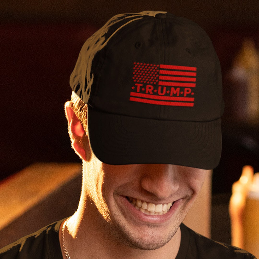 USA Flag Trump Embroidered Dad Hat, Police for Trump Hat, Trump Hat ...