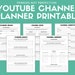 Youtube Channel Ideas Planner New Channel Planner & - Etsy