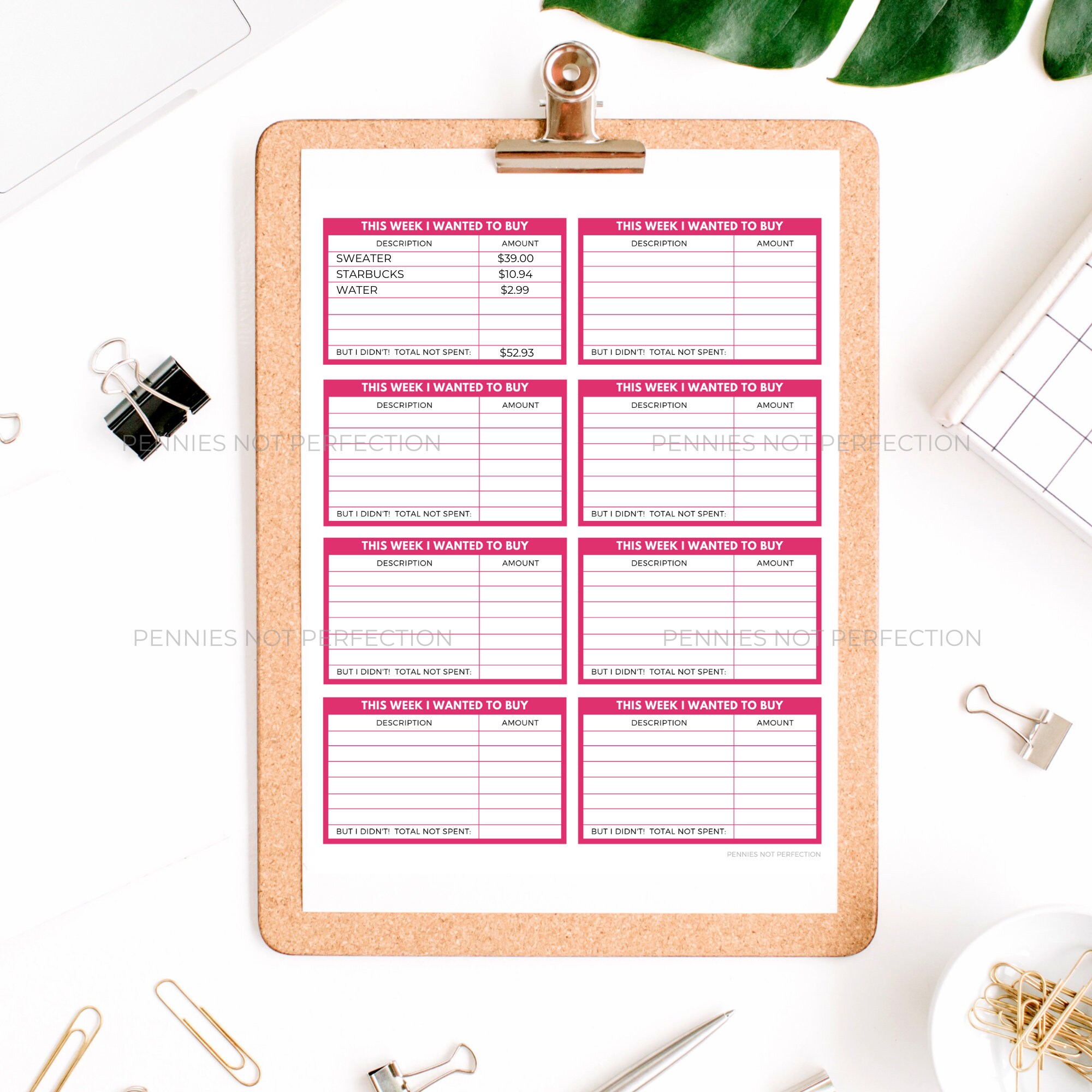 Stop Impulse Buying Cards | Printable Money Management Tool - Etsy