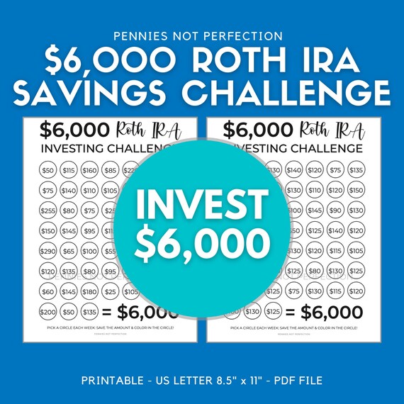 Save 6000 Dollars Roth IRA In One Year Roth IRA Investing Etsy save-6000-dollars-roth-ira-in-one-year-roth-ira-investing-etsy