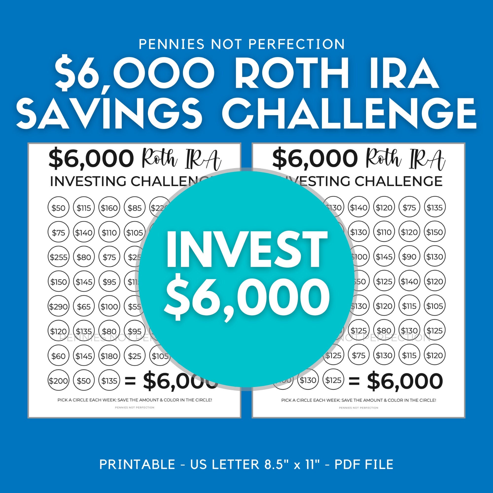 5000 Roth Ira Chart