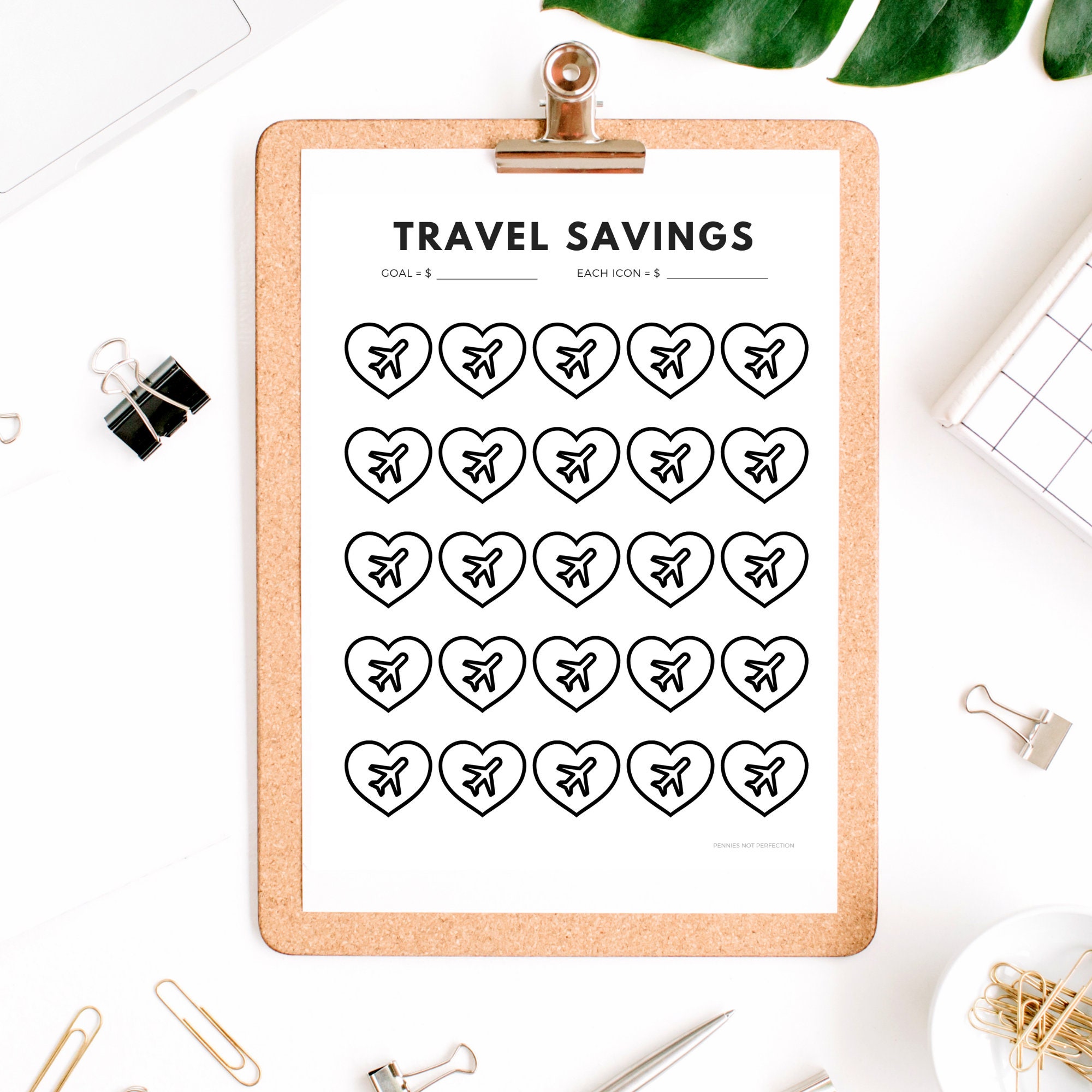 Saving Tracker Bundle, Savings Tracker Coloring Sheets, Savings Tracker ...