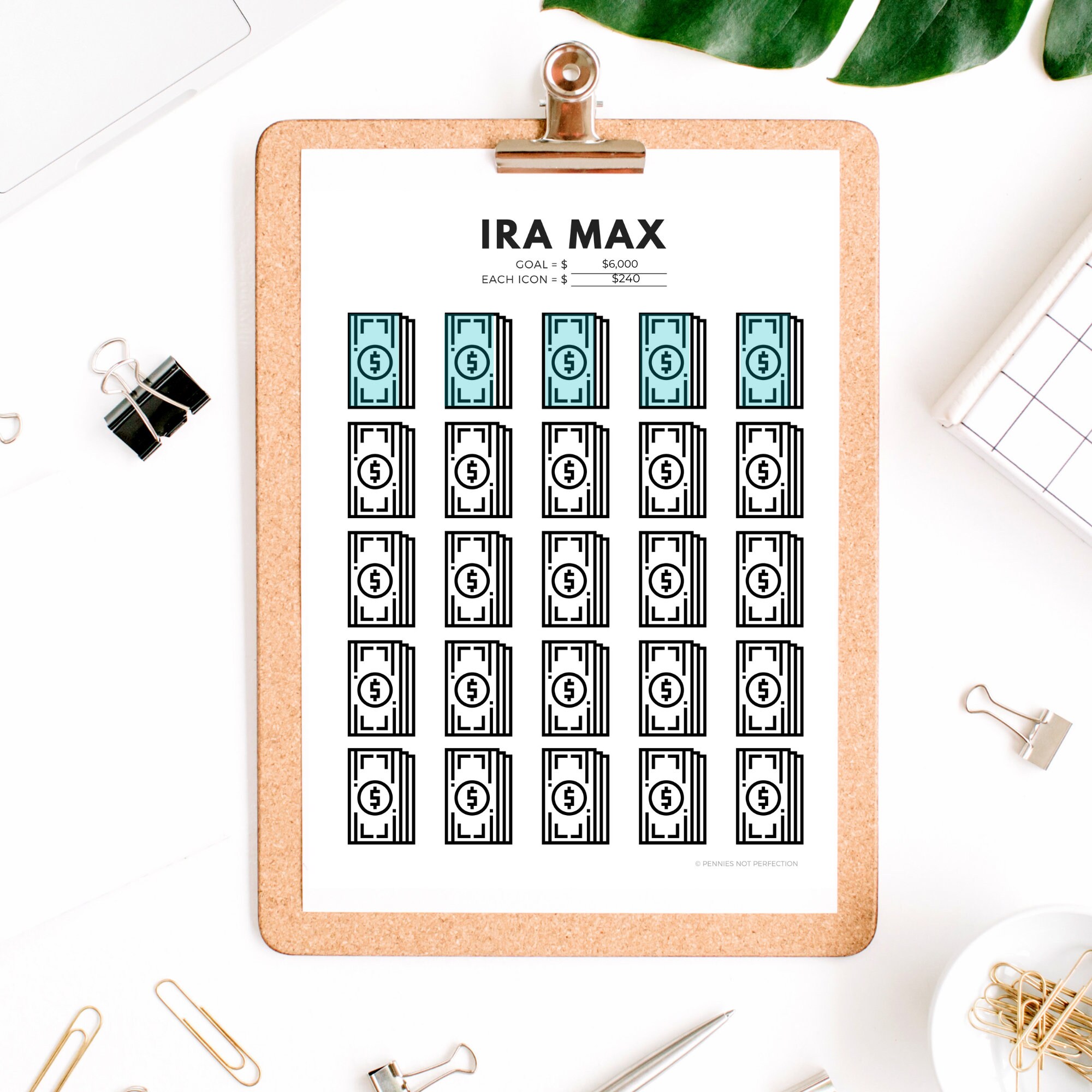 Retirement Savings Tracker Printables | 401K, Roth IRA (PDF) - Etsy