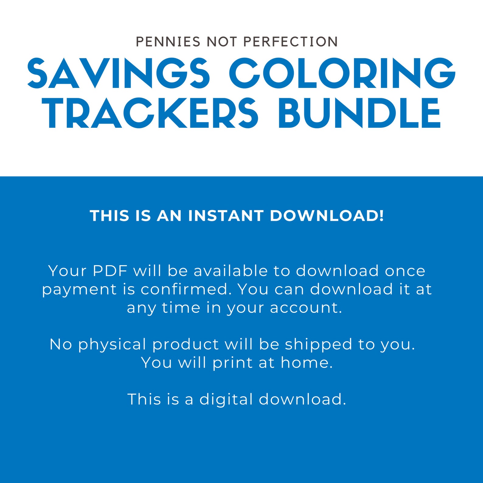 Saving Tracker Bundle Savings Tracker Coloring Sheets - Etsy
