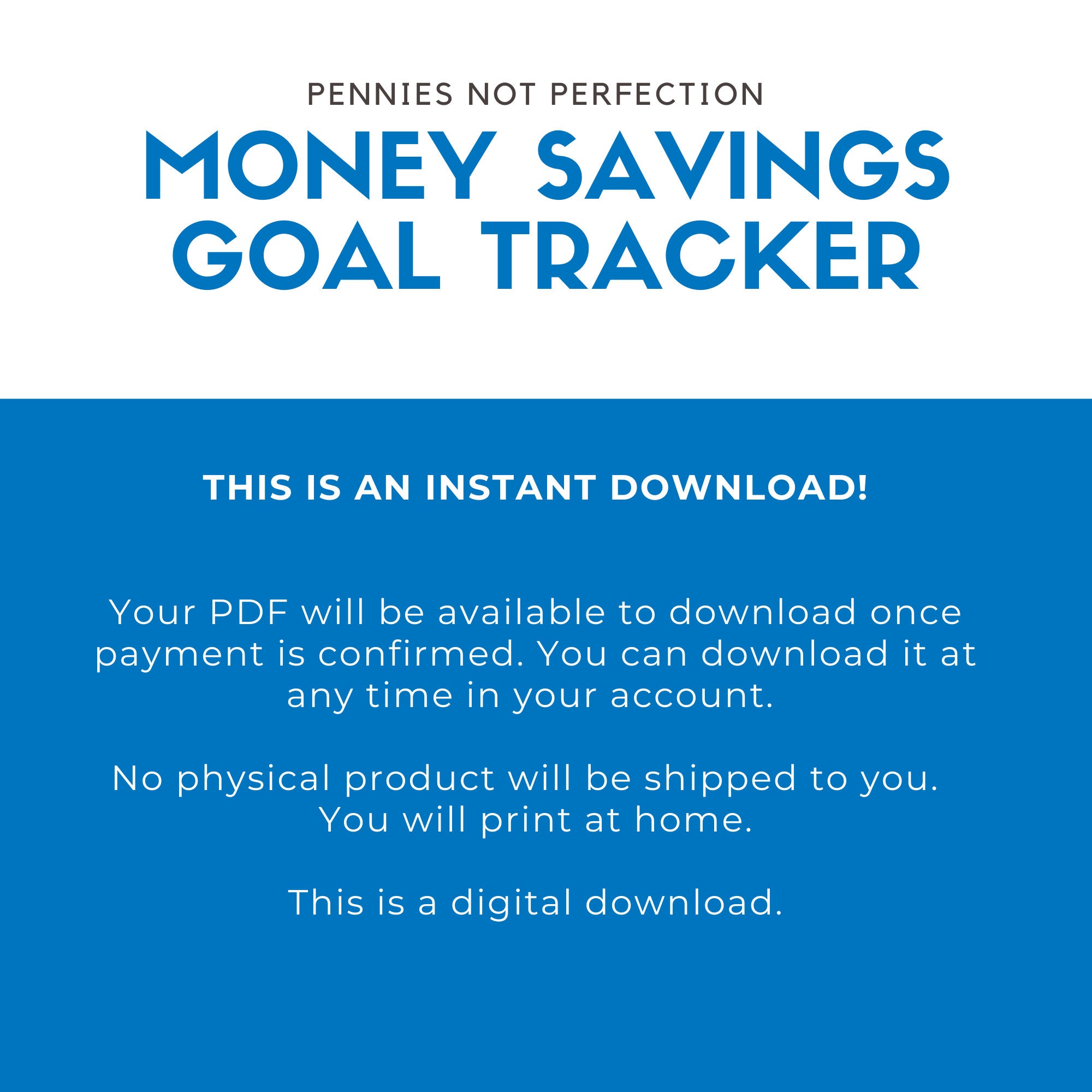Money Savings Goal Tracker Dollar Bills Savings Tracker Printable - Etsy