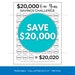 Money Saving Challenge, Save 20,000 Dollars in One Year, 20,000 Dollar ...