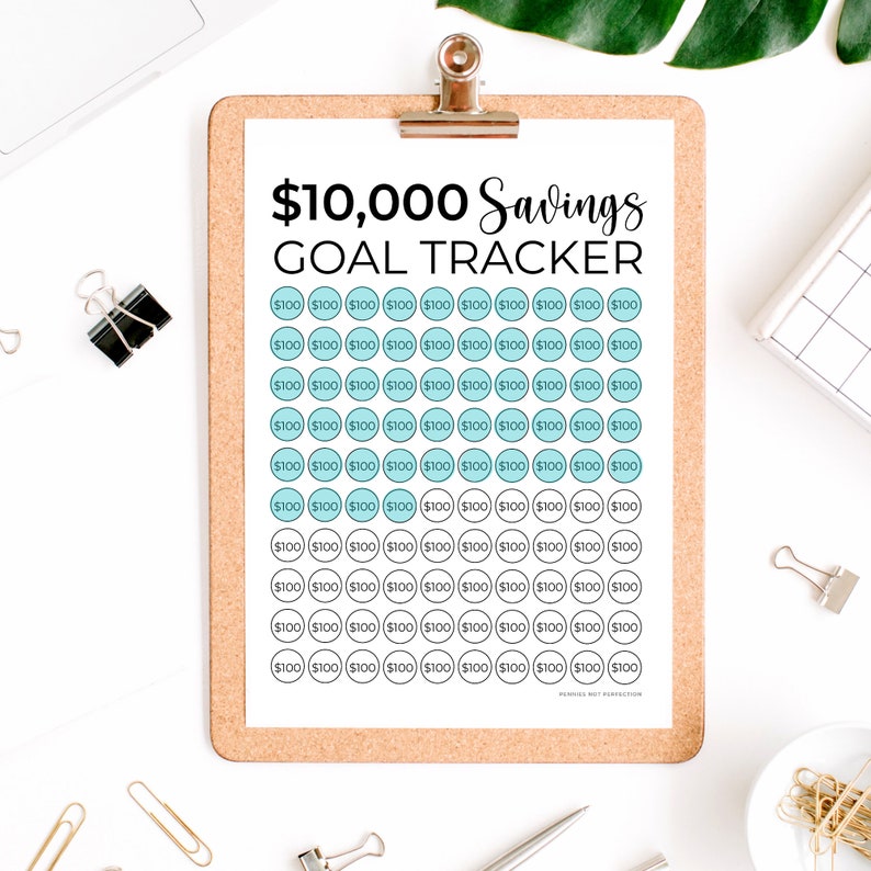 Savings Tracker Bundle Tips, Savings Tracker Printable by Amount ...
