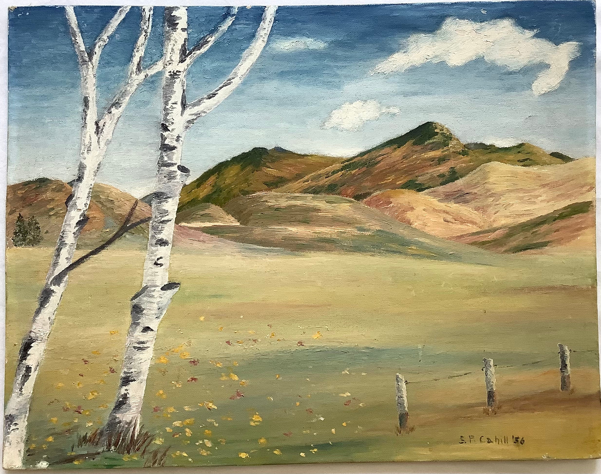 Unframed 14x18 Landscape Painting,vintage Original Acrylic Painting ...