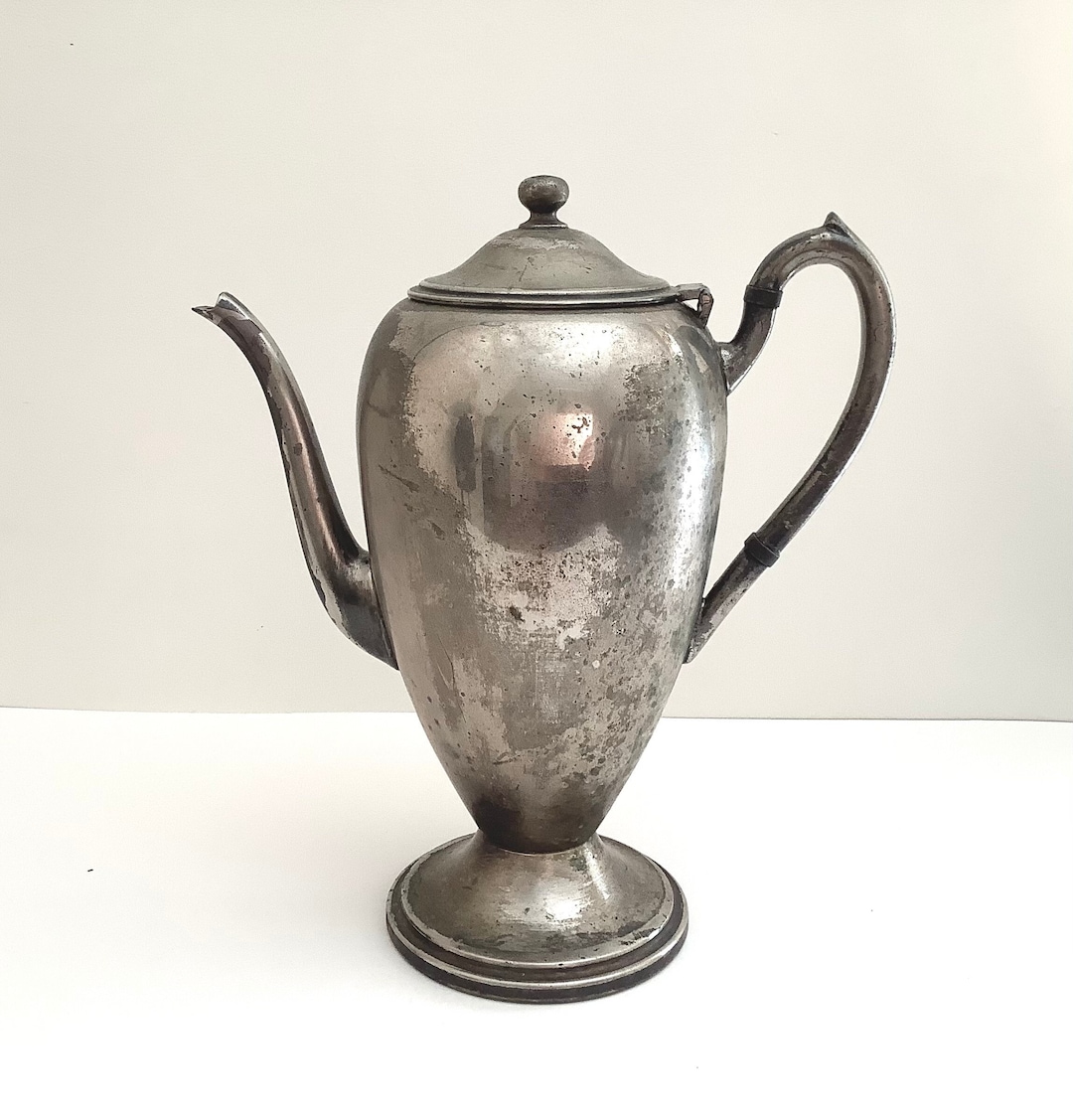 Antique Gotham Silver on Copper Teapot, Nice Patina Dining Decor - Etsy