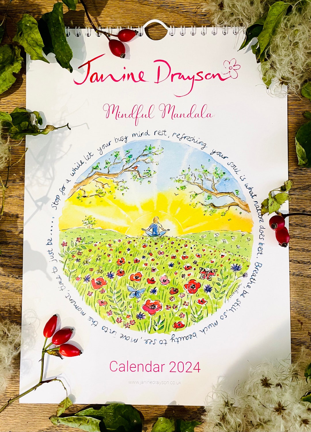 SOLD OUT 2024 Mindful Mandala Calendar by Janine Drayson - Etsy