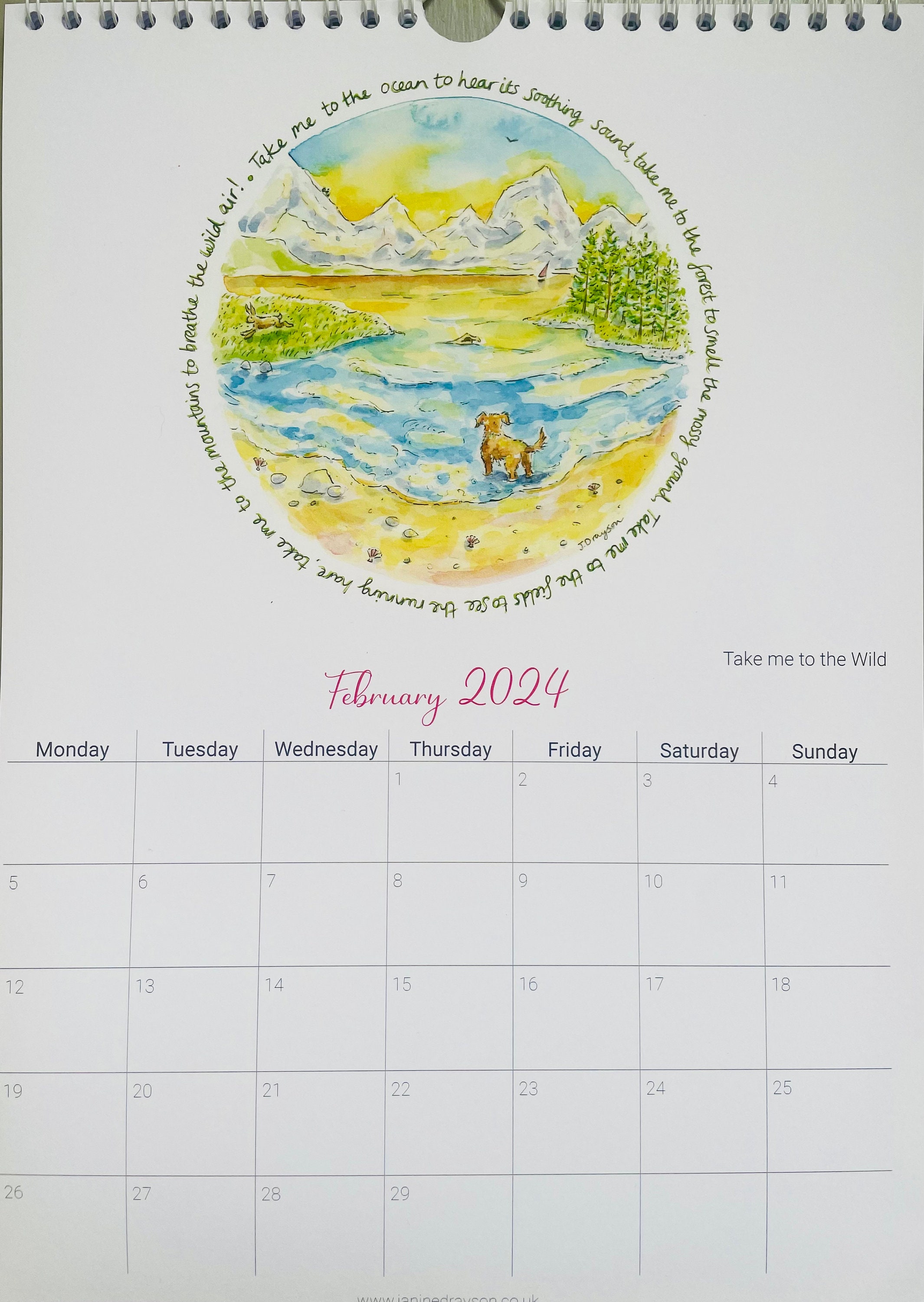 SOLD OUT 2024 Mindful Mandala Calendar by Janine Drayson - Etsy