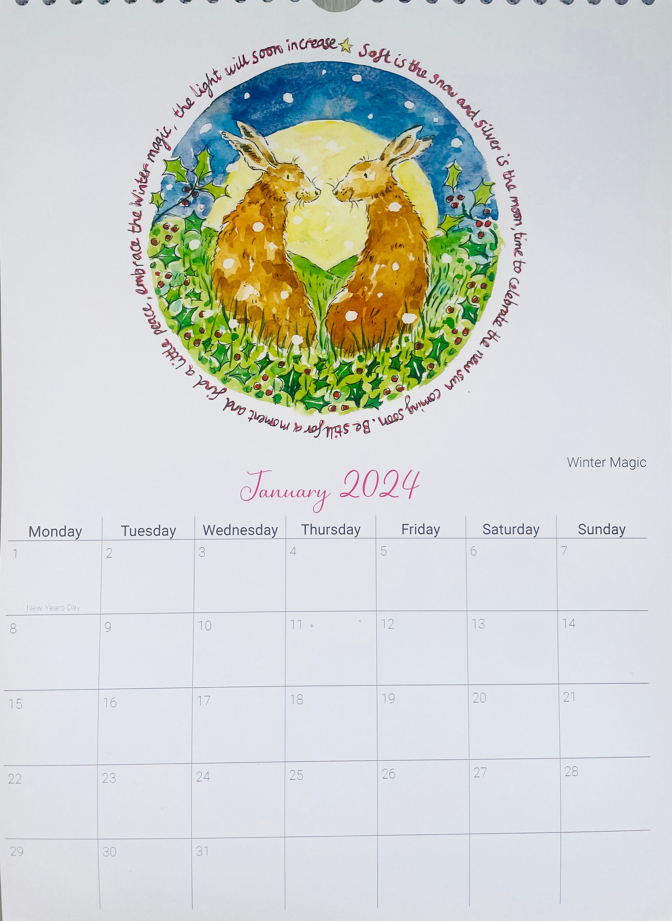 SOLD OUT 2024 Mindful Mandala Calendar by Janine Drayson - Etsy