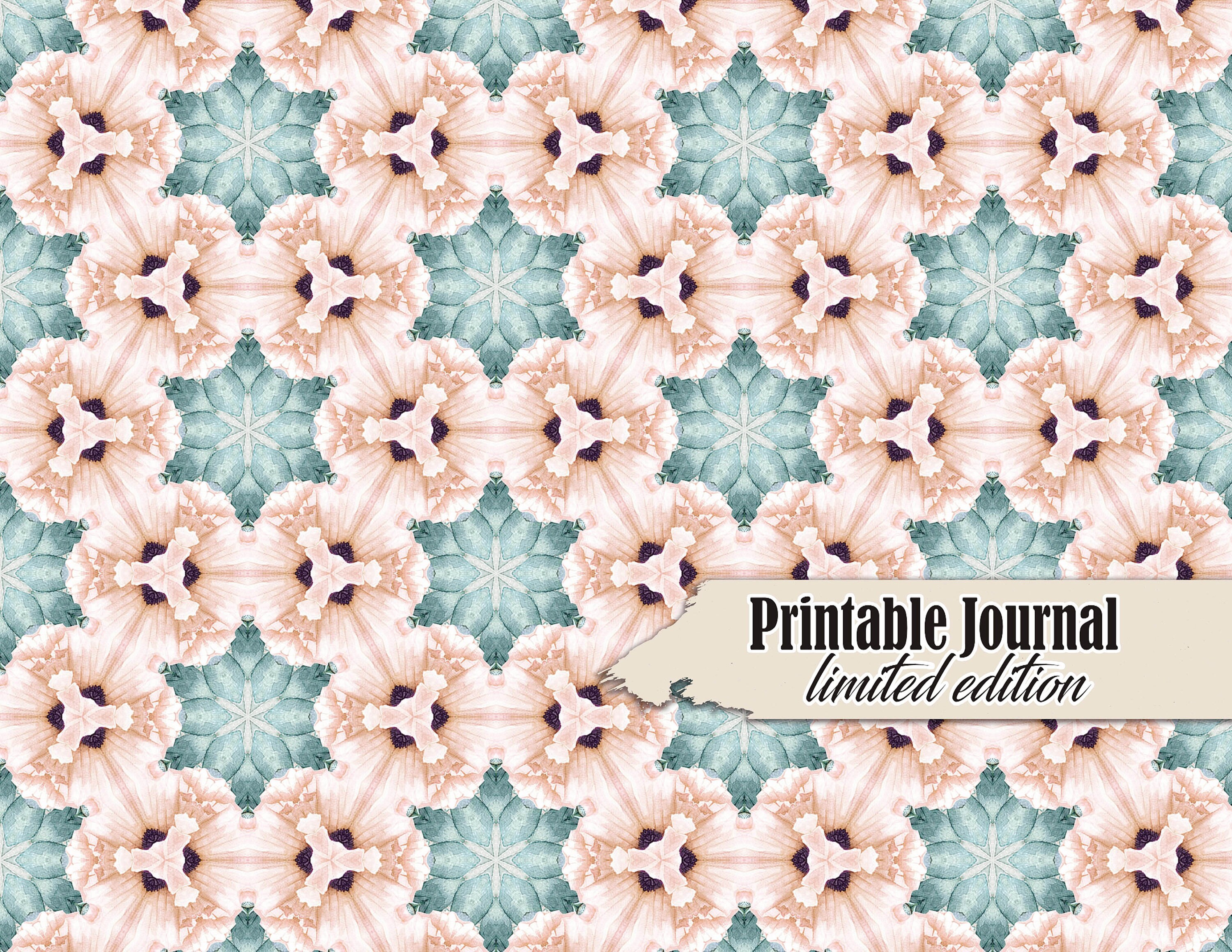 Digital Roses Journal, Limited Edition, FLORALS Journal Kit, Journal ...