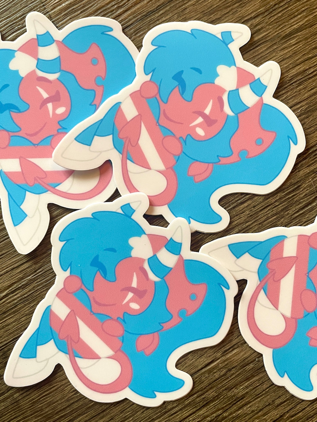 Trans Pride Sallie Mae Sticker - Etsy