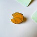 Croissant Hard Enamel Pin - Etsy