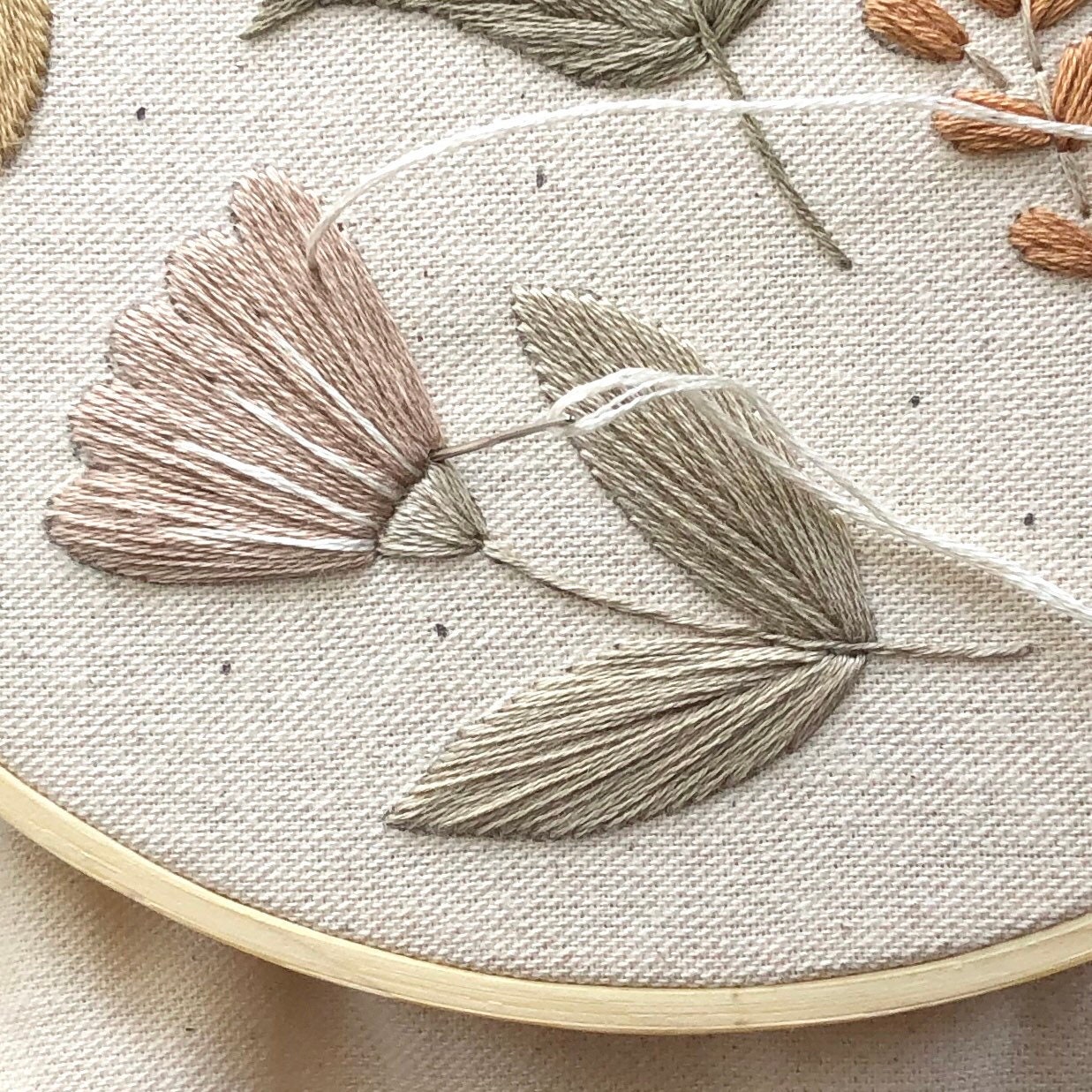 Muted Florals Embroidery Pattern PDF, Floral Embroidery Pattern for ...