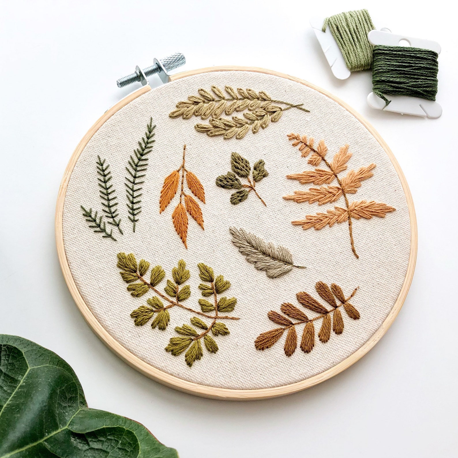 Botanical Embroidery Pattern Spring Embroidery Pattern Pdf - Etsy