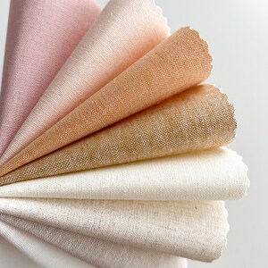 Sample Pack Embroidery Fabric Embroidery Linen Fabric - Etsy