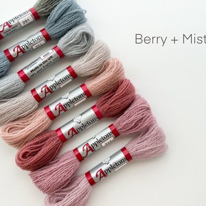 Appletons Crewel Wool Yarn, Hand Embroidery Yarn Bundle, 100% Wool Yarn ...