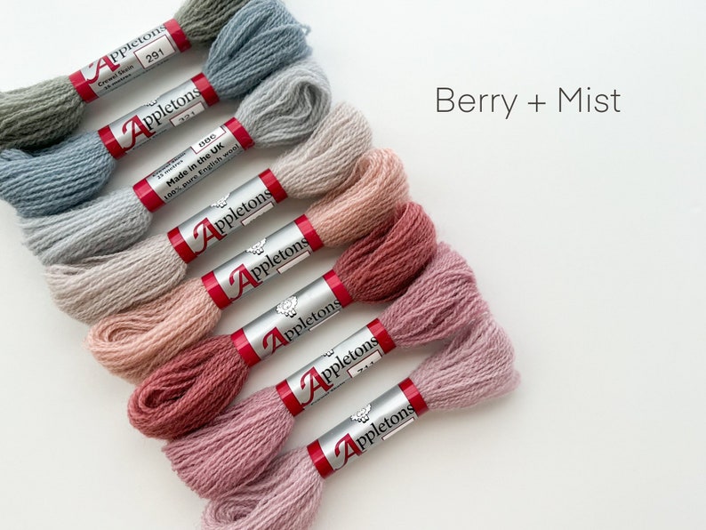 Appletons Crewel Wool Yarn, Hand Embroidery Yarn Bundle, 100% Wool Yarn ...
