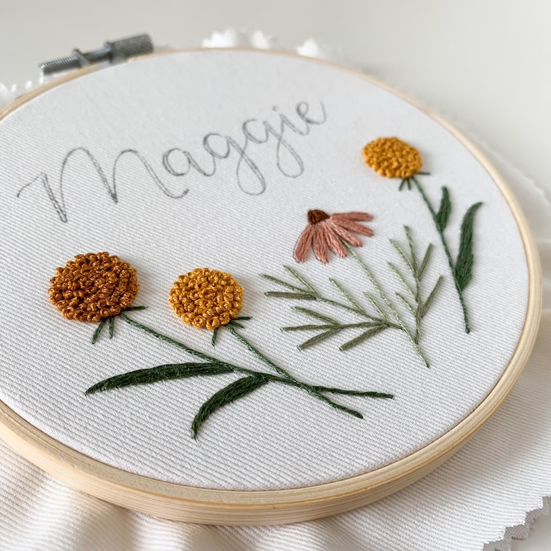 Personalized Embroidery Kit Beginner Embroidery Kit Custom - Etsy