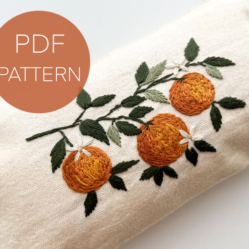 Fruit Embroidery Pattern - Etsy