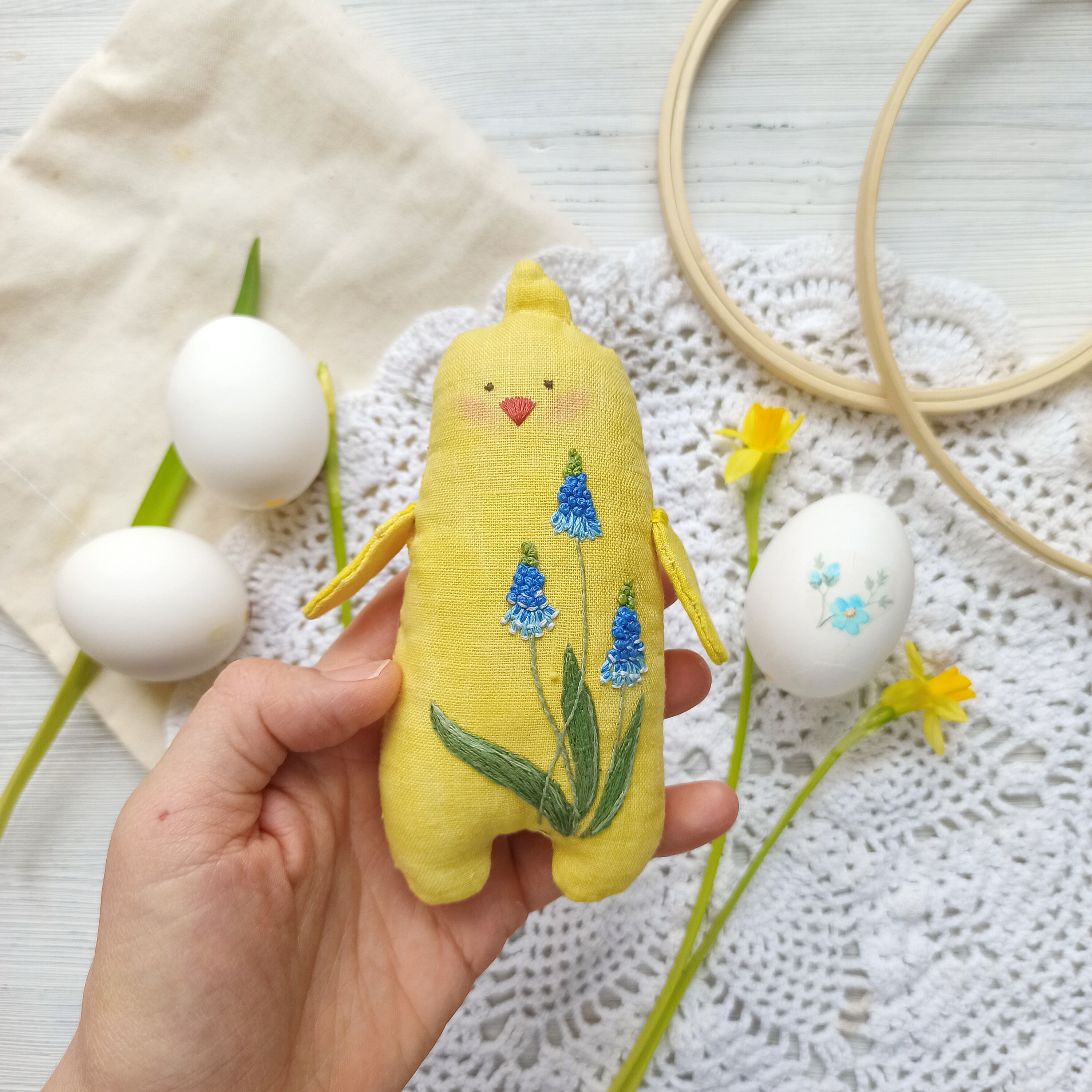 PDF Pattern Video Tutorial Chick Toy Sewing Pattern Fabric - Etsy