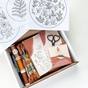 Embroidery Craft Box, Embroidery Kit, Hand Embroidery Supplies ...