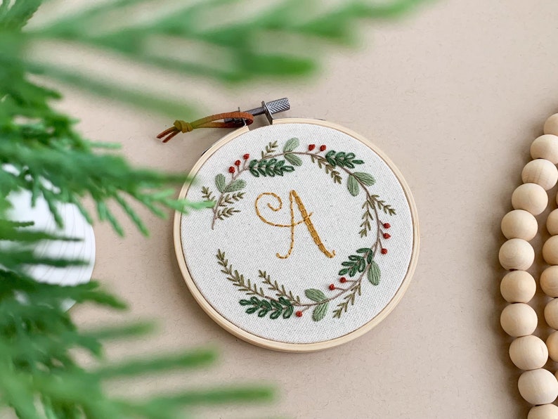 Initial Embroidery Pattern Personalized Embroidery Pattern - Etsy