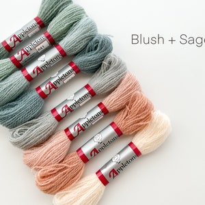 Appletons Crewel Wool Yarn, Hand Embroidery Yarn Bundle, 100% Wool Yarn ...