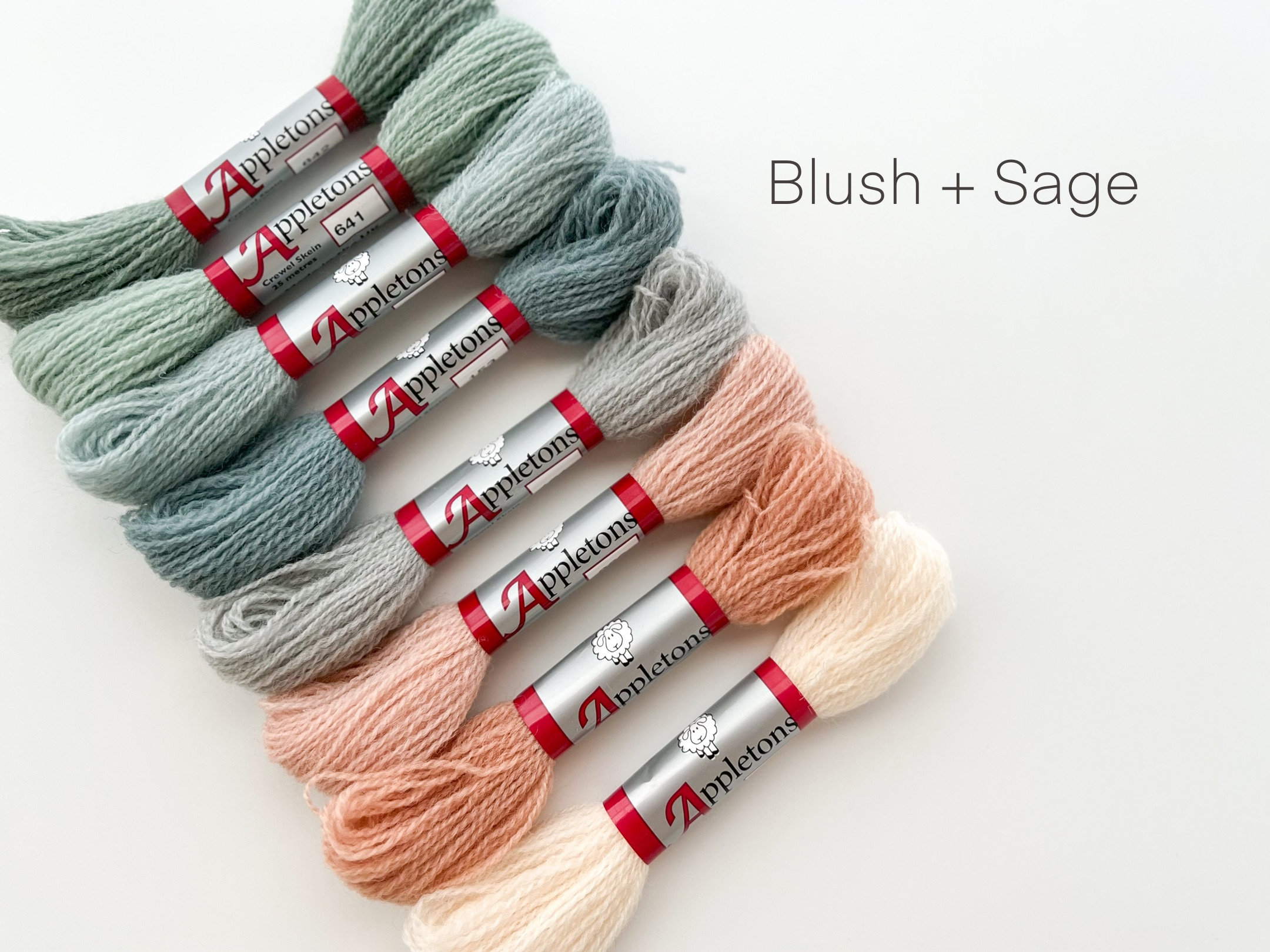Appletons Crewel Wool Yarn, Hand Embroidery Yarn Bundle, 100% Wool Yarn ...
