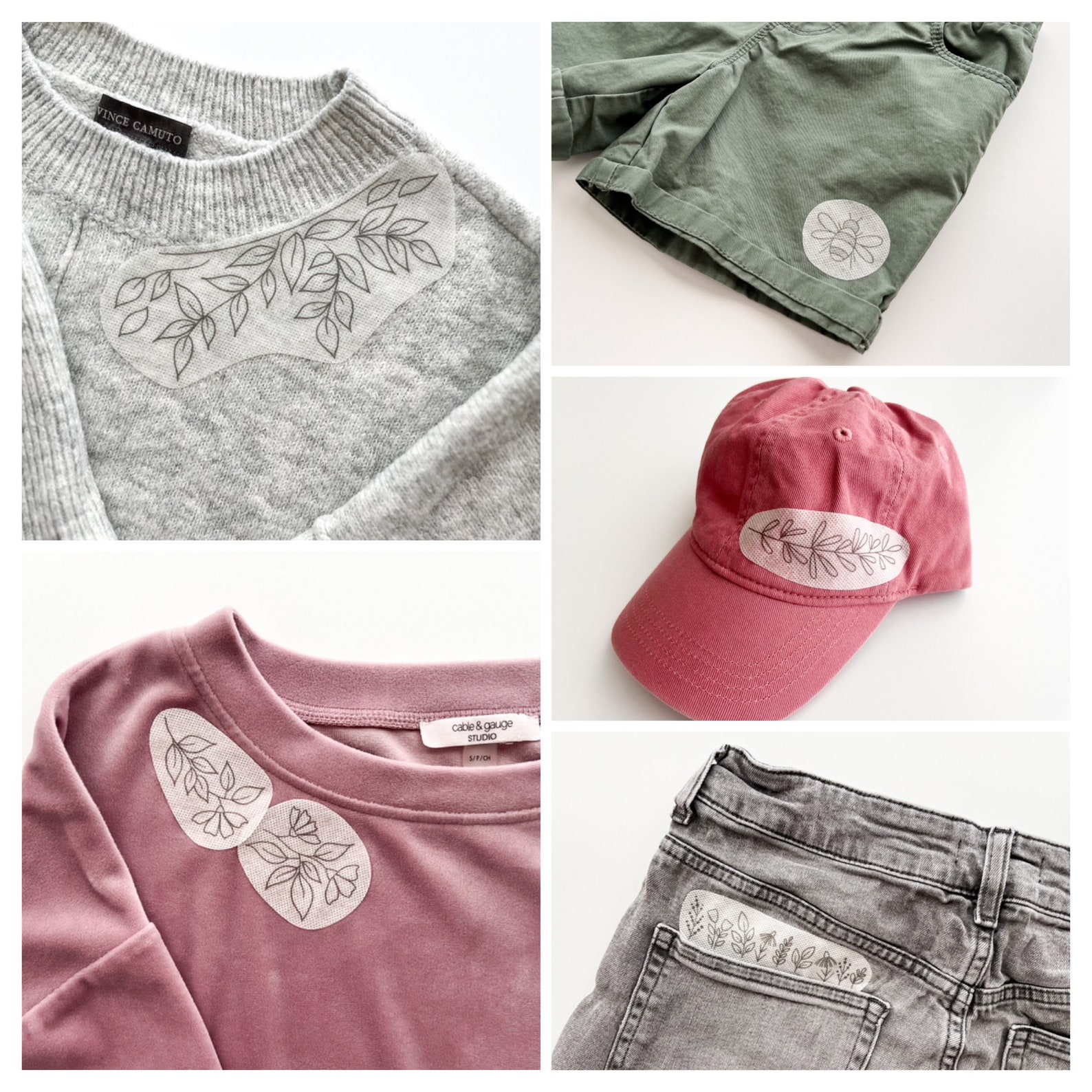 Stick and Stitch Patterns FOR CLOTHING, Stick and Stitch Embroidery ...