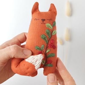 PDF Pattern + Video Tutorial, Handmade Fox Toy Sewing Pattern ...