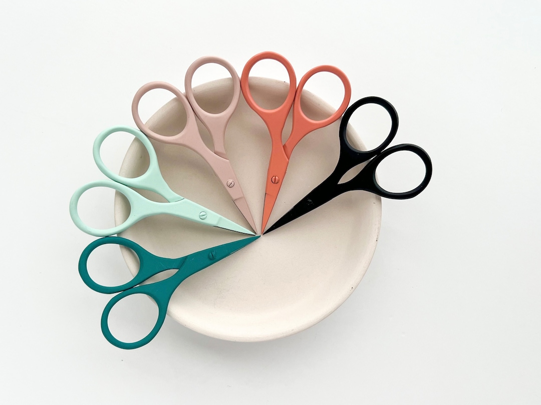 Tiny Embroidery Scissors, Cross Stitch Scissors, Small Blush Scissors ...