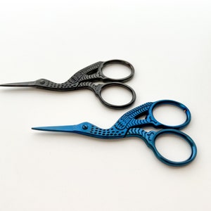 Stork Embroidery Scissors, Small Sharp Bird Scissors, Cross Stitch ...