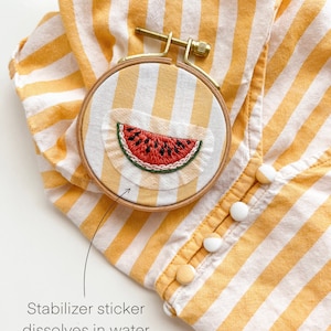 Summer Stick and Stitch Embroidery, Stick and Stitch Patterns, Water ...