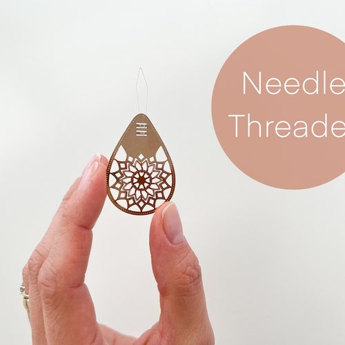 Needle Threader for Embroidery Cross Stitch Metal Needle - Etsy