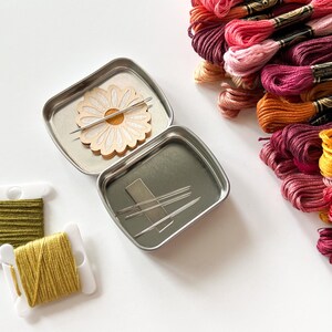 Needle Case, Magnetic Needle Box, Needle Tin, Travel Needle Holder ...