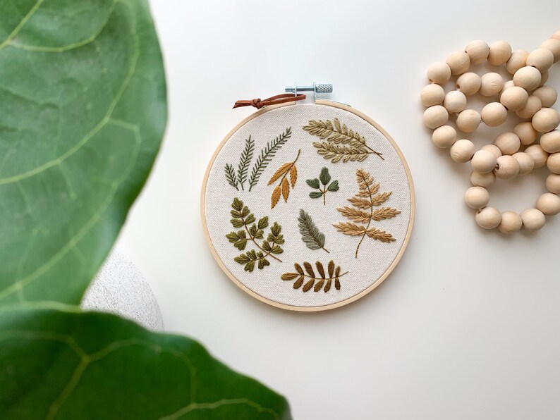 Botanical Embroidery Pattern Spring Embroidery Pattern Pdf | Etsy