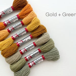Appletons Crewel Wool Yarn, Hand Embroidery Yarn Bundle, 100% Wool Yarn ...