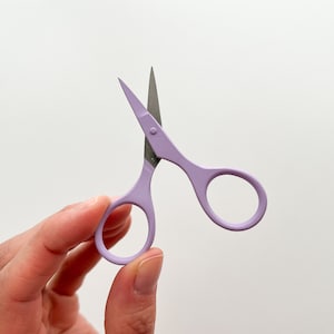 Tiny Embroidery Scissors, Cross Stitch Scissors, Small Blush Scissors ...