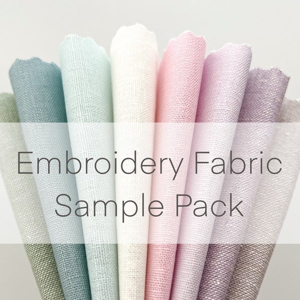 Linen Fabric Samples - Etsy