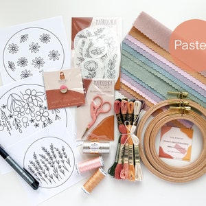 Embroidery Craft Box, Embroidery Kit, Hand Embroidery Supplies ...