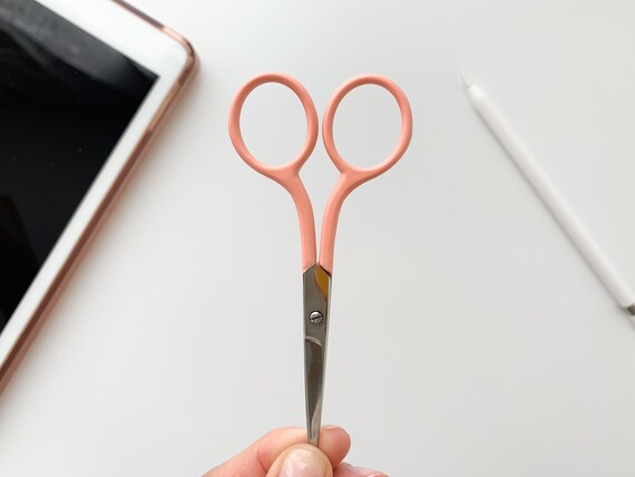 Modern Embroidery Scissors Matte Pastel Scissors Small | Etsy