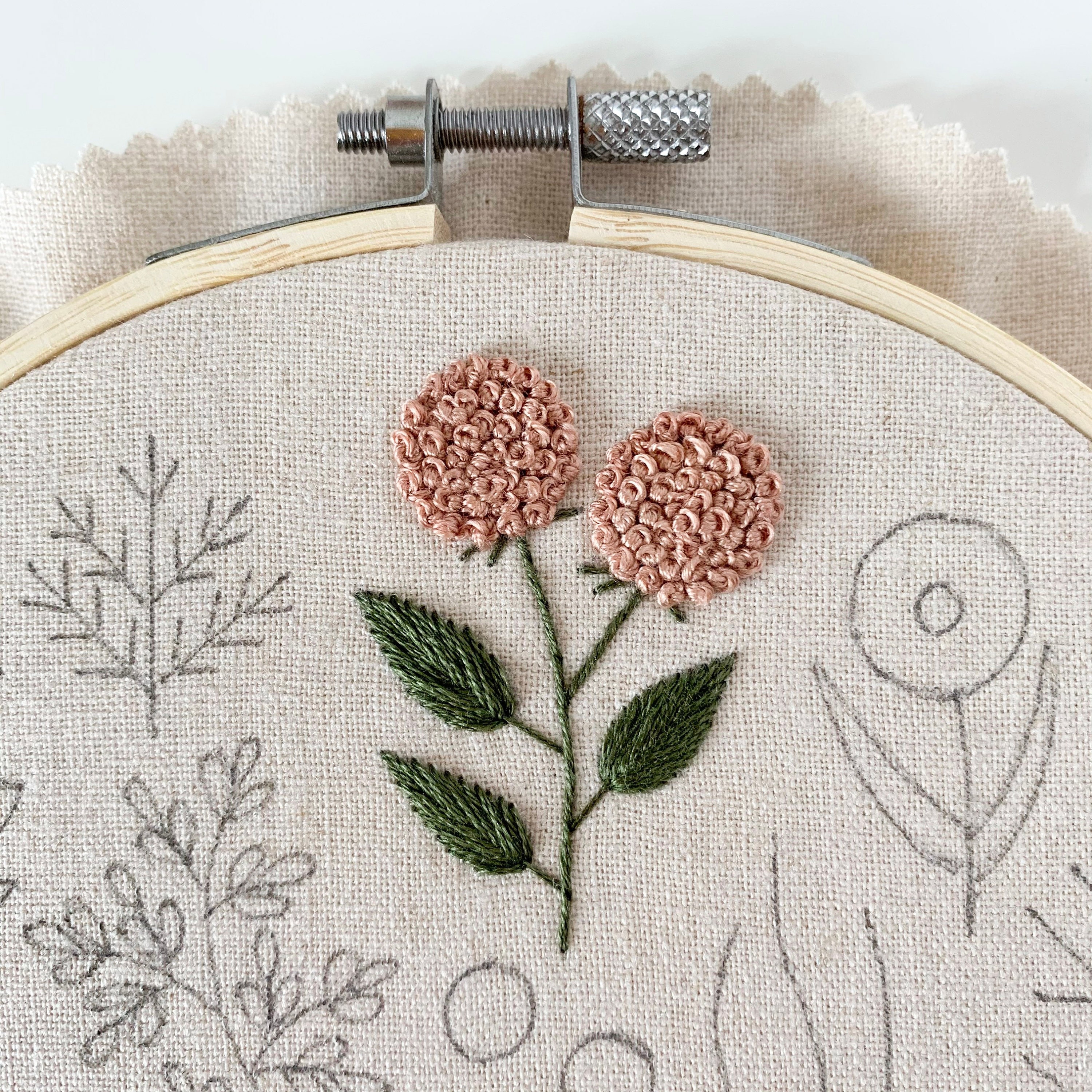 Vintage Wildflowers Embroidery Kit Floral Hand Embroidery Kit - Etsy Canada