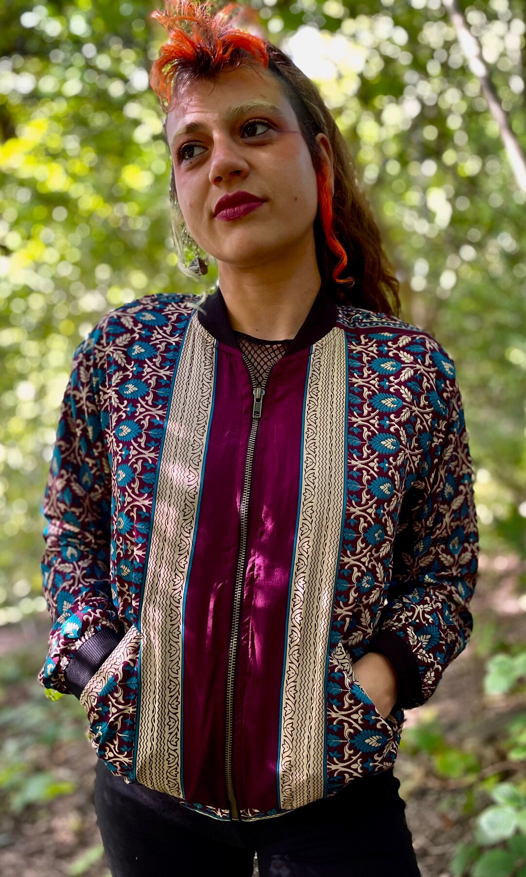 Saree Jacket,boho Chic Jacket,handmade Jacket,unisex Jacket,alternative ...