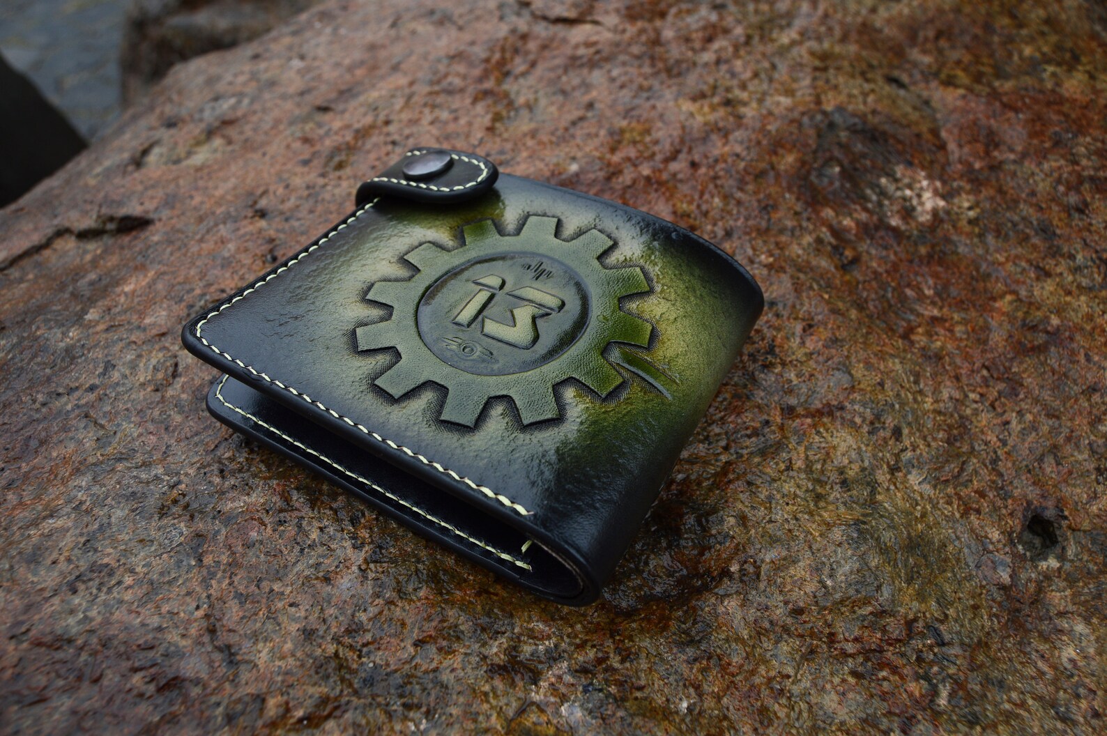 Fallout, Power Armor, Hand Tooled Wallet, Carved Wallet, Bifold Wallet ...
